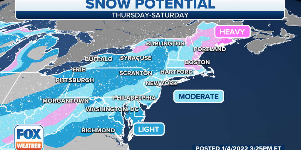 Northeast, mid-Atlantic gearing up for possible nor'easter later this ...