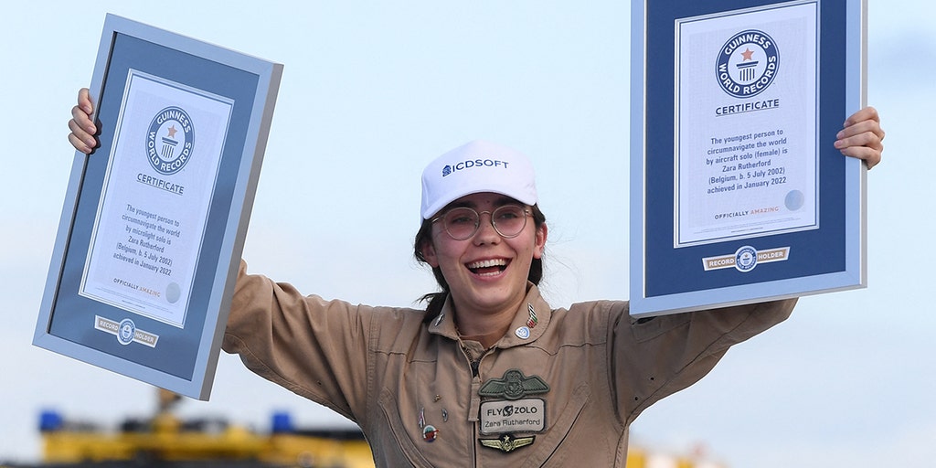 Youngest woman to fly solo around world combats extreme weather on 155 ...