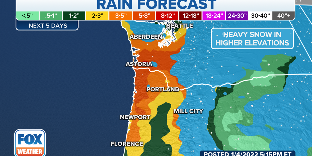 Heavy snow, flood threat for Northwest as warm front arrives | Fox Weather