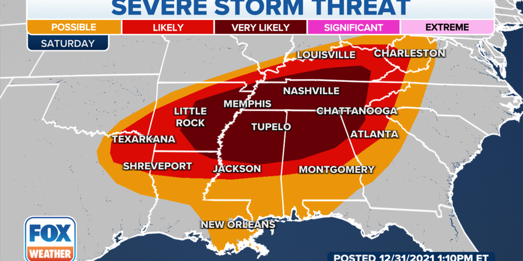 Widespread severe weather threat expected to develop across much of ...