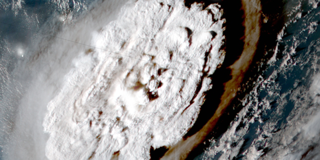 West Coast sees tsunami waves after massive volcanic eruption | Fox Weather