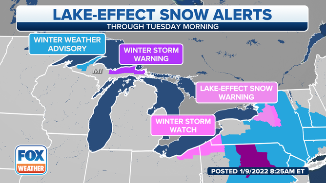 Lake-effect snow could dump another 2 feet across the Great Lakes ...
