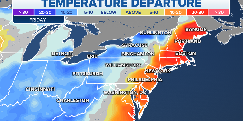 One more day of 'spring' warmth for the Northeast | Fox Weather