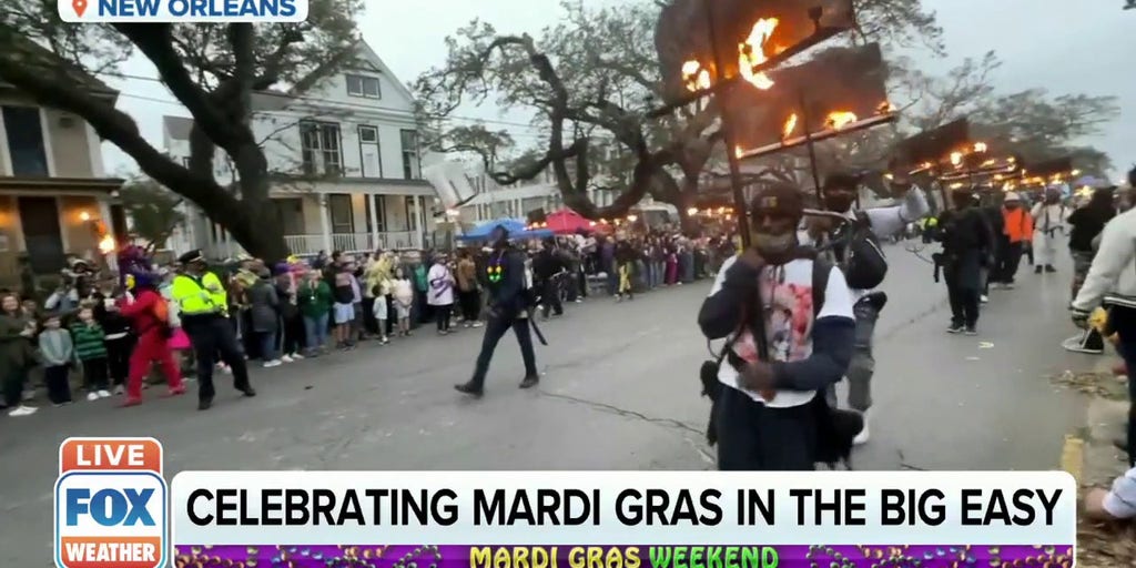Party on: Rain didn't stop Mardi Gras celebrations in New Orleans | Fox ...