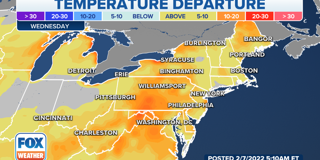 After days of bitter cold, temperatures to rebound in the Northeast ...