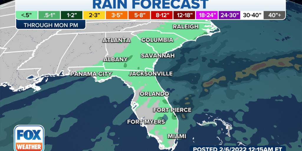 Storm system bringing rain, wind to Southeast | Fox Weather
