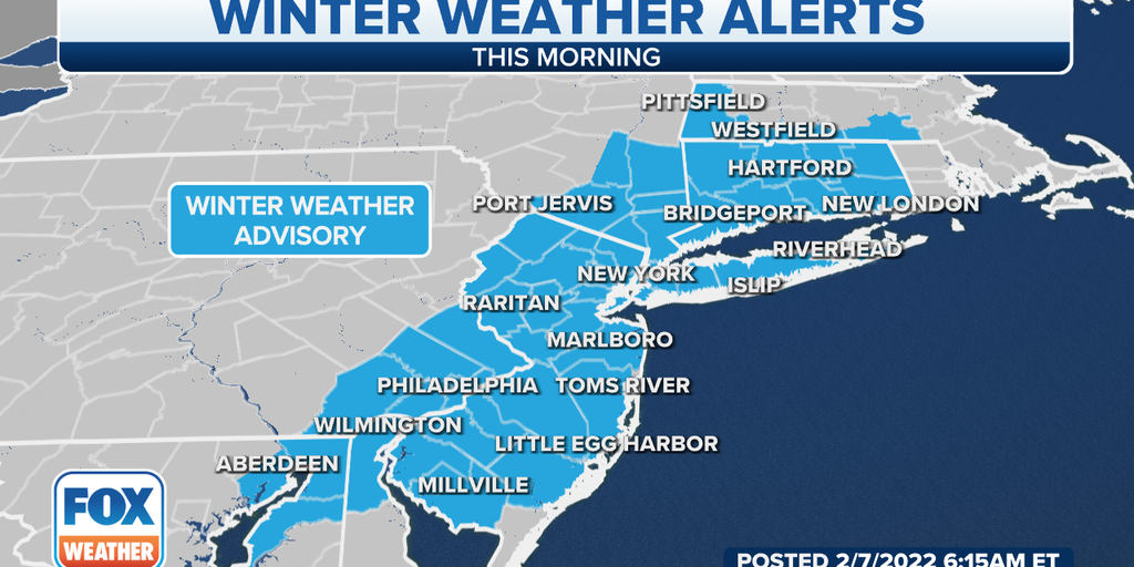 Coastal storm brings icy wintry mix, slick travel to parts of East ...