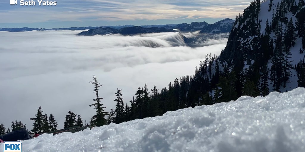 Watch: 'Fog Waterfall' greets skiers atop Washington's Cascades | Fox ...