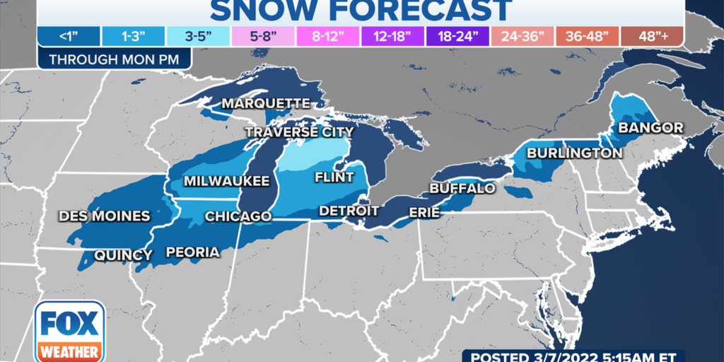 Winter storm to dump snow, ice across Plains, Midwest and Northeast on Monday | Fox Weather