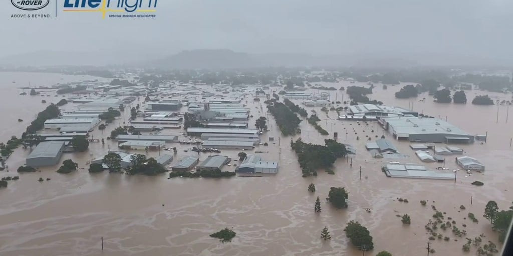 Families huddled on rooftops to escape Australian flooding | Fox Weather
