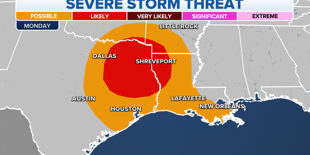 Active pattern will produce more severe weather across South | Fox Weather