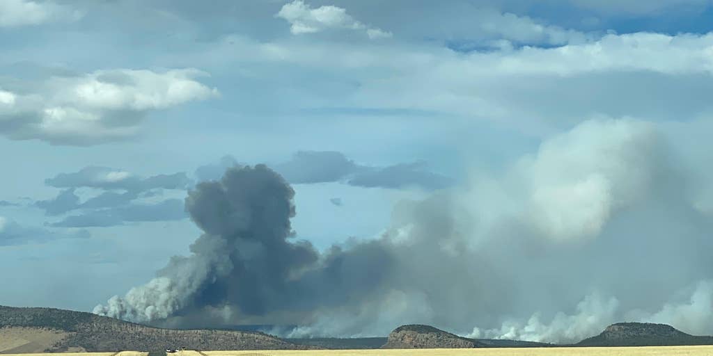 Strong winds continue to challenge fire containment in New Mexico | Fox ...