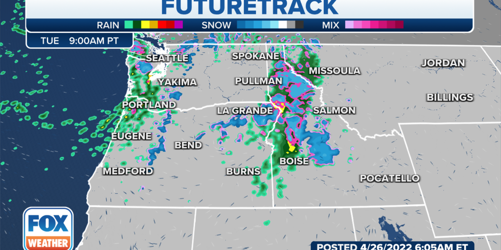 Next Pacific system spreads rain, mountain snow showers across ...