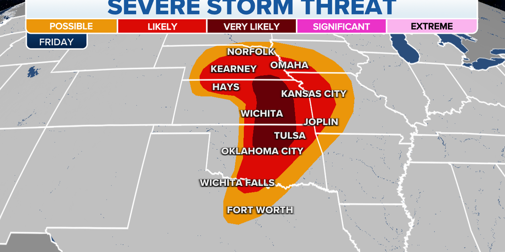 Multiple Rounds Of Severe Storms To Rumble Across Plains Midwest And