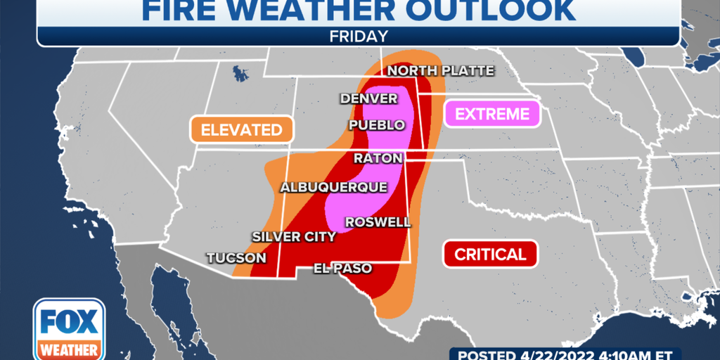 Damaging winds fuel 'potentially catastrophic' fire weather Friday from ...