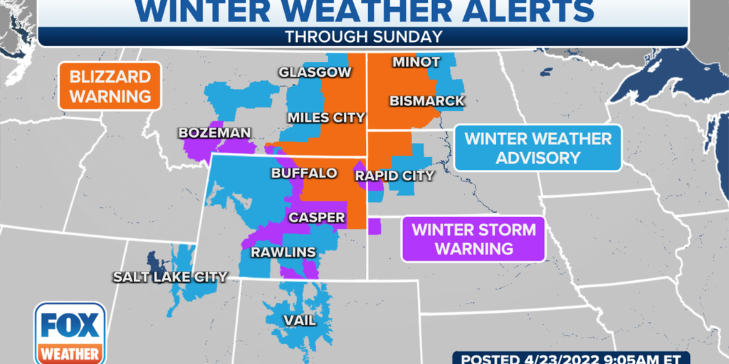Another April blizzard will bring heavy snow, high winds to Northern ...