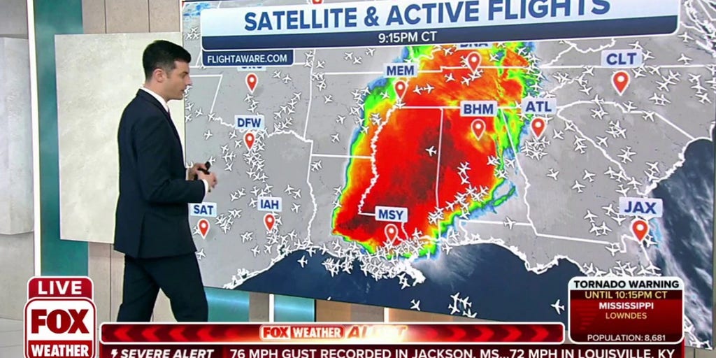 Severe weather wreaks havoc on air travel Wednesday | Fox Weather