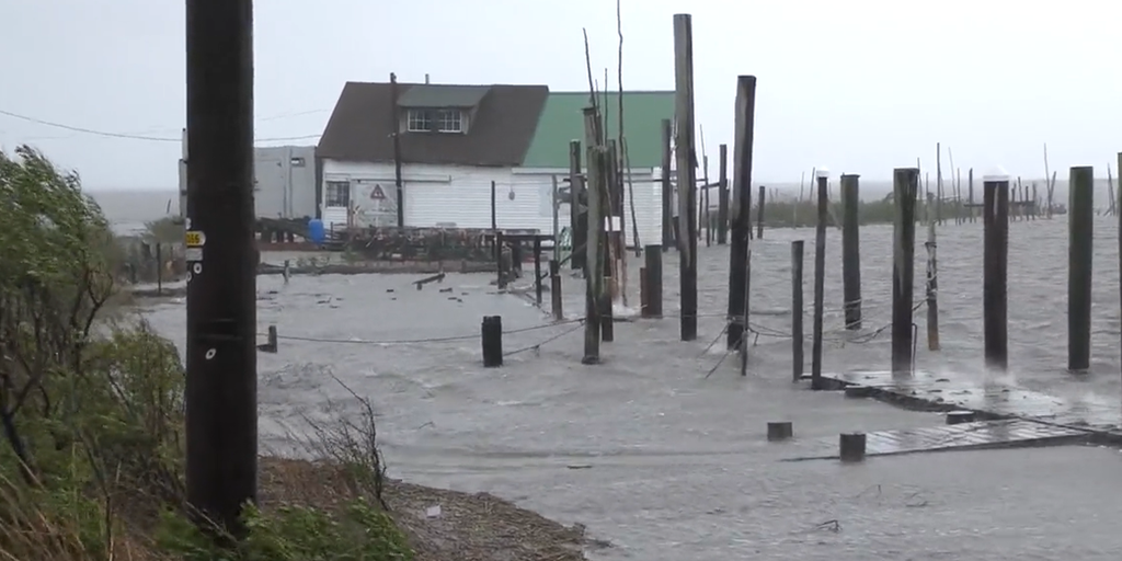 Flooding reported along New Jersey coast as low pressure system spins ...