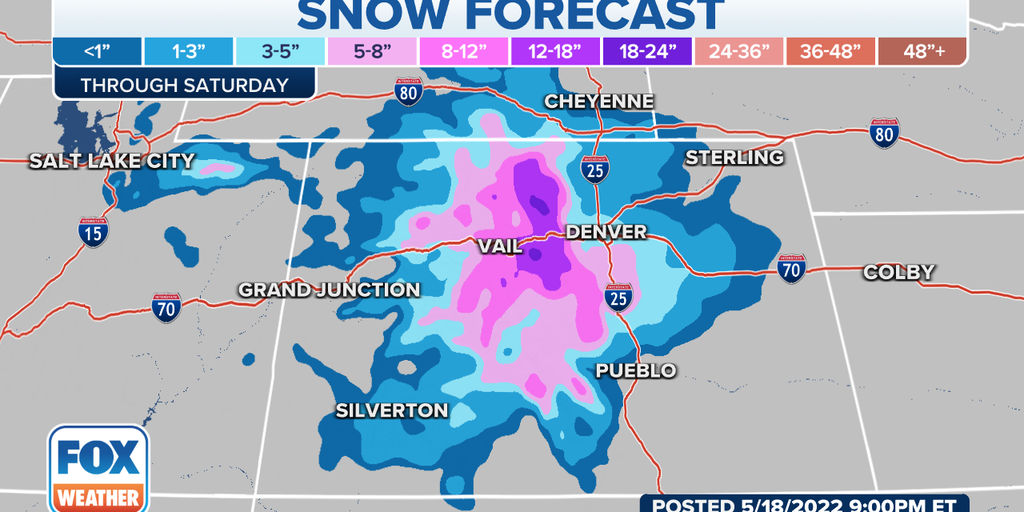 Denver weather whiplash: From 90 degrees to snowfall in two days | Fox ...