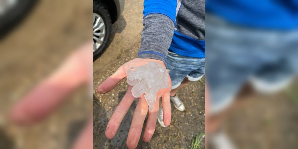 Hail-ish day: Storms drop massive hailstones across Midwest | Fox Weather