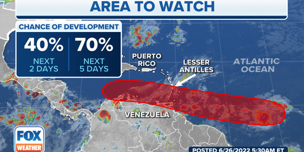 Disturbance spinning in the Atlantic likely to develop into tropical ...