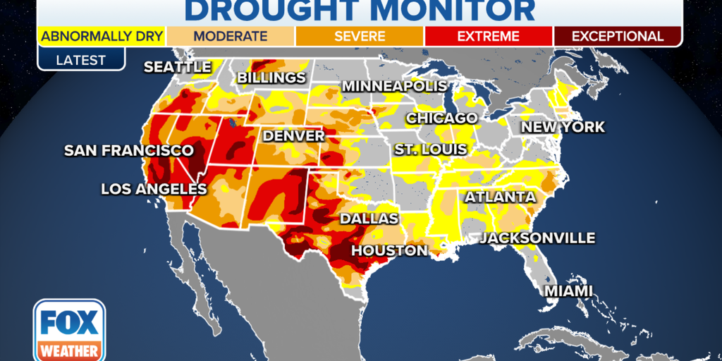 Drought improving in West but taking a toll on the East | Fox Weather