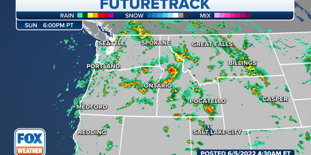 Flash flooding, severe thunderstorms possible in the Pacific Northwest ...
