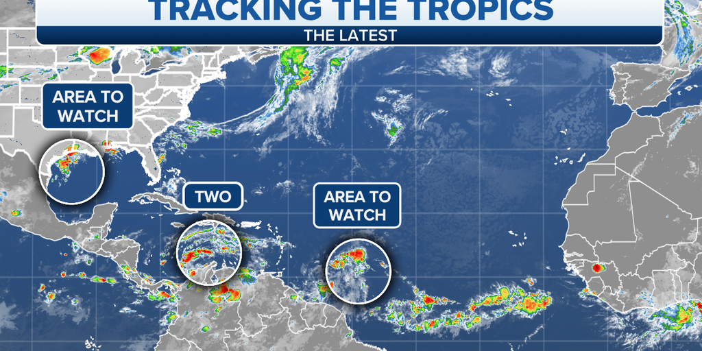 3 tropical disturbances roam the Atlantic in unusually active end to ...