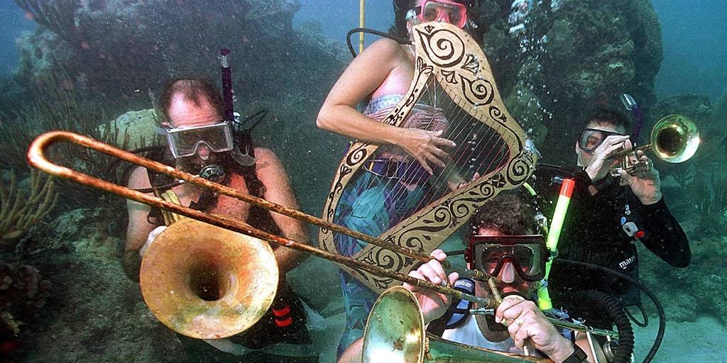 Underwater spectacle: Divers promote reef protection at Florida music ...