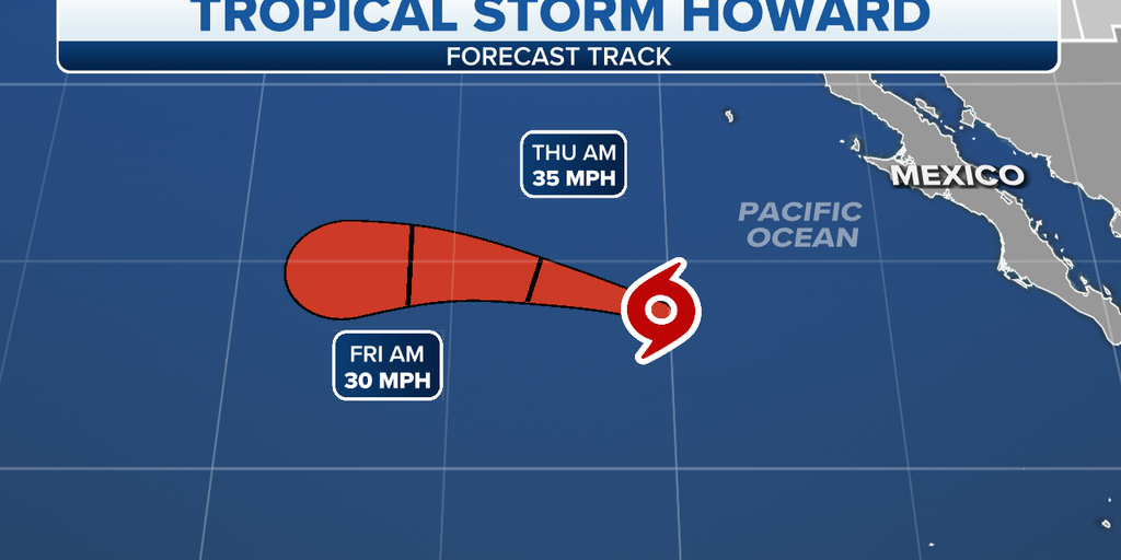 Tropical Storm Howard expected to dissipate off Mexican coast by ...