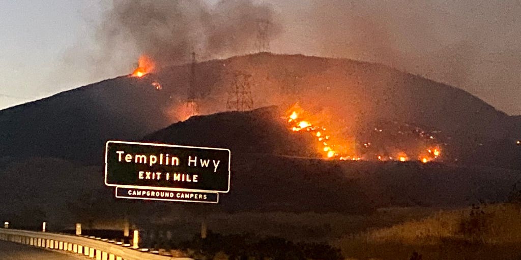 7 firefighters hospitalized from heat illnesses while battling raging ...