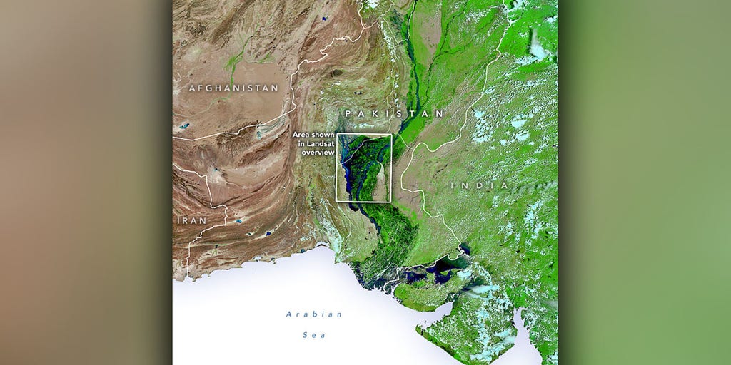 Pakistan flooding is so extensive it can be seen from space | Fox Weather