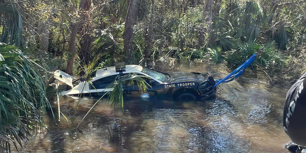 Florida Highway Patrol trooper rescued after flooding destroys bridge ...