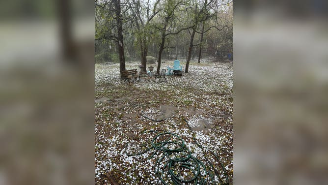Severe Thunderstorms Bring Large Hail To Parts Of Texas Fox Weather