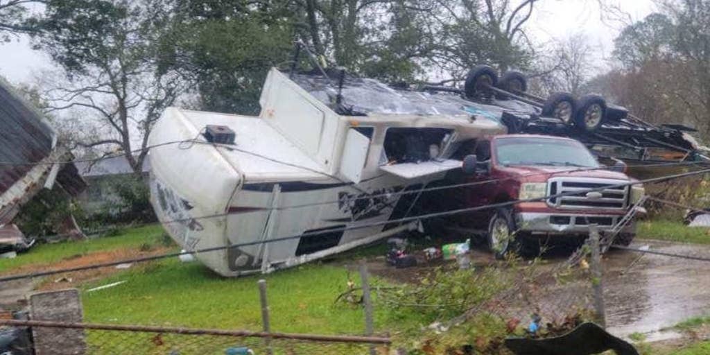 Incredible videos show tornadoes carving deadly path of destruction across Louisiana, Oklahoma ...