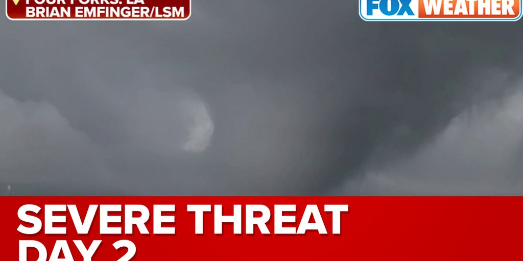 Watch live: Severe threat in South ramps up, again, as tornadic storms push east | Fox Weather