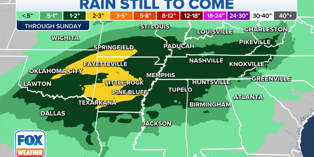 Long-duration Southern soaker will continue to pose flash flood threat ...