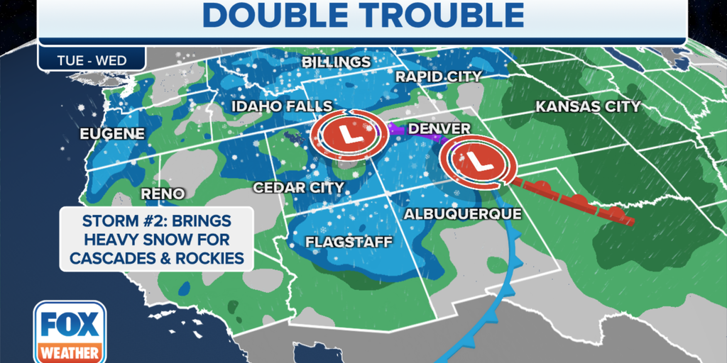 Blizzard expected to hit tonight as winter storms blanket Rockies, Plains, Upper Midwest | Fox ...