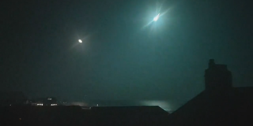 Watch: Meteor burns bright as it streaks, explodes over Europe | Fox ...