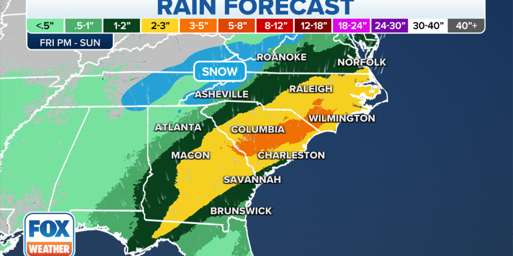 The Daily Weather Update from FOX Weather: Super soaker of a weekend ...