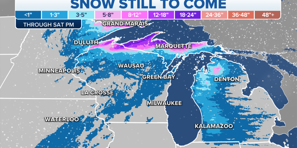 Great Lakes brace for another blast of snow, cold temperatures through ...