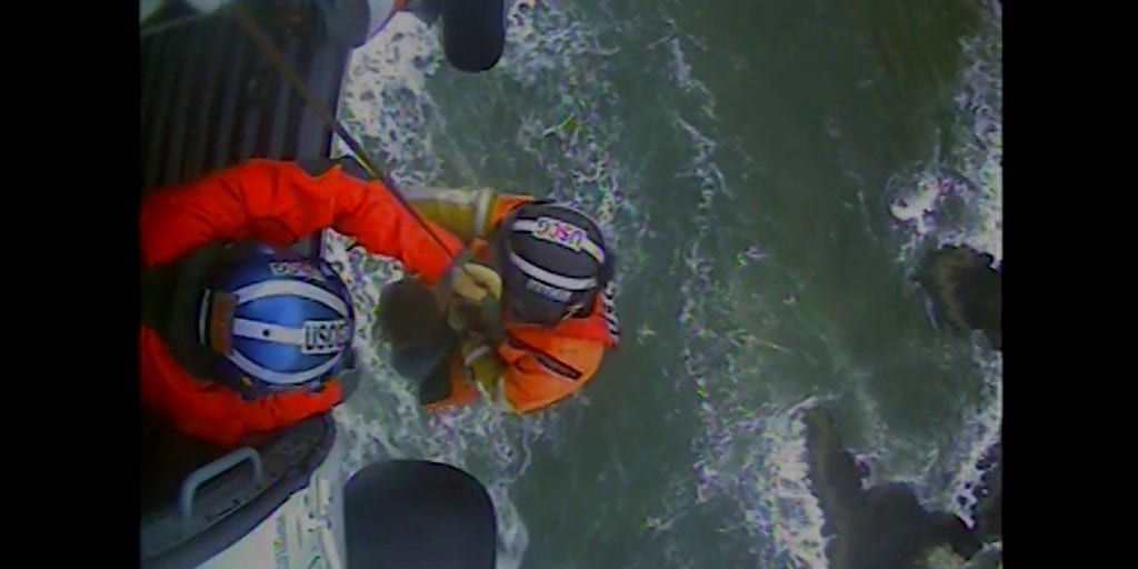 Watch: Oregon surfers rescued after yelling for help while stranded on ...