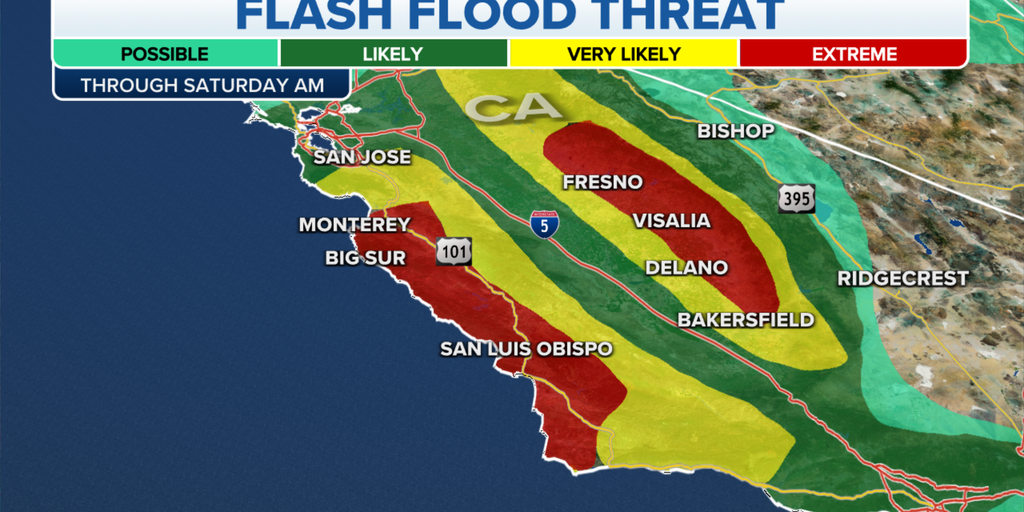 The Daily Weather Update from FOX Weather: Extreme flooding risk exists ...