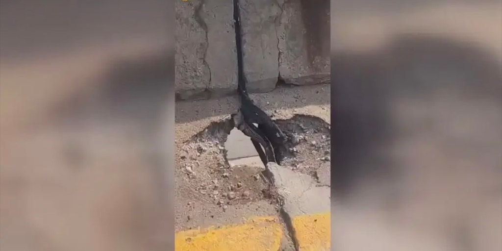 Instagram post of see-through pothole on Michigan freeway ramp goes ...