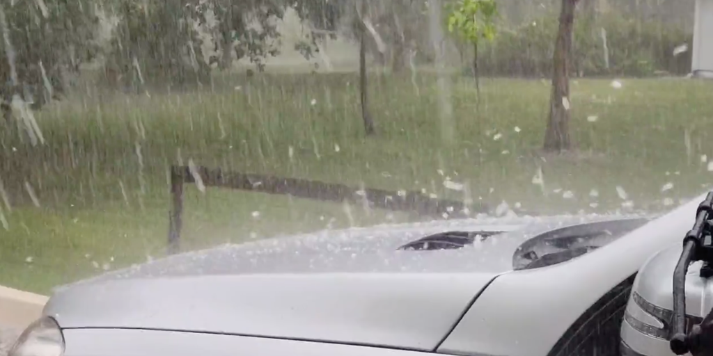 Watch: Hail batters Florida as severe storms slam the state | Fox Weather