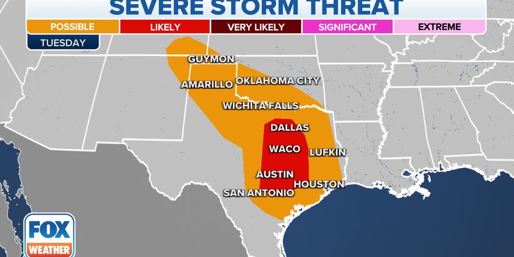 Texas braces for multiday severe storm threat as flooding rains soak drought-stricken areas in ...
