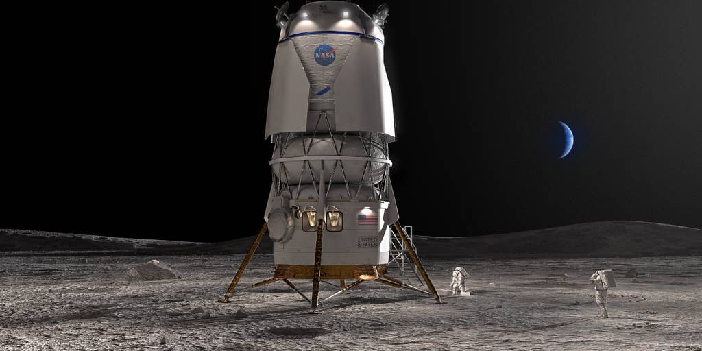 NASA awards second Artemis lunar lander contract to Blue Origin | Fox ...