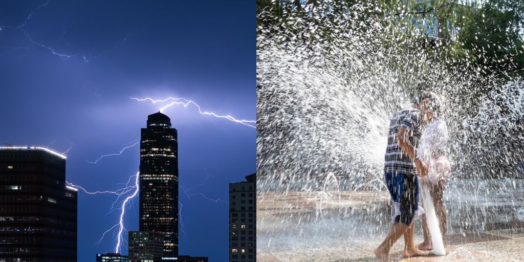 Weekend Weather Wows: Houston nearly hits 100 mph wind gust amid 100 ...