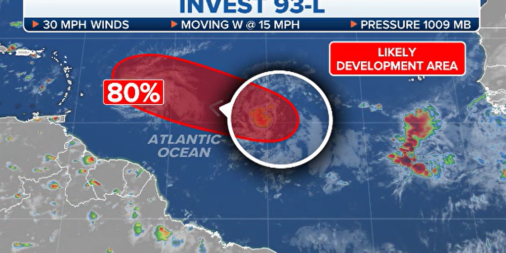 Atlantic Invest 93L expected to become tropical depression on heels of ...
