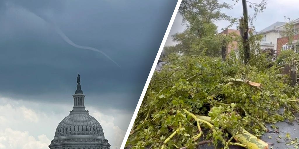 Funnel spotted in DC, microburst reported in Brooklyn as severe storms ...